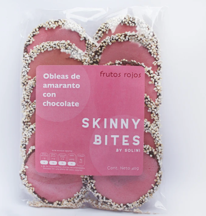 SKINNY BITES DE AMARANTO SABOR FRUTOS ROJOS – La Selecta Organica